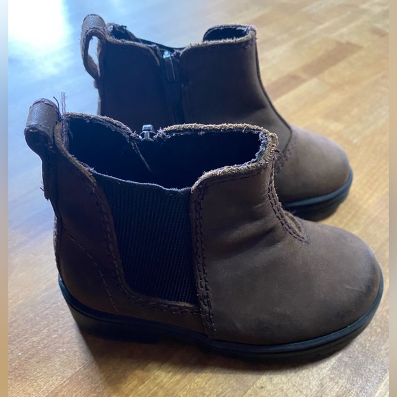 Zara | Shoes | Zara Leather Boots Yr Old 2 | Poshmark
